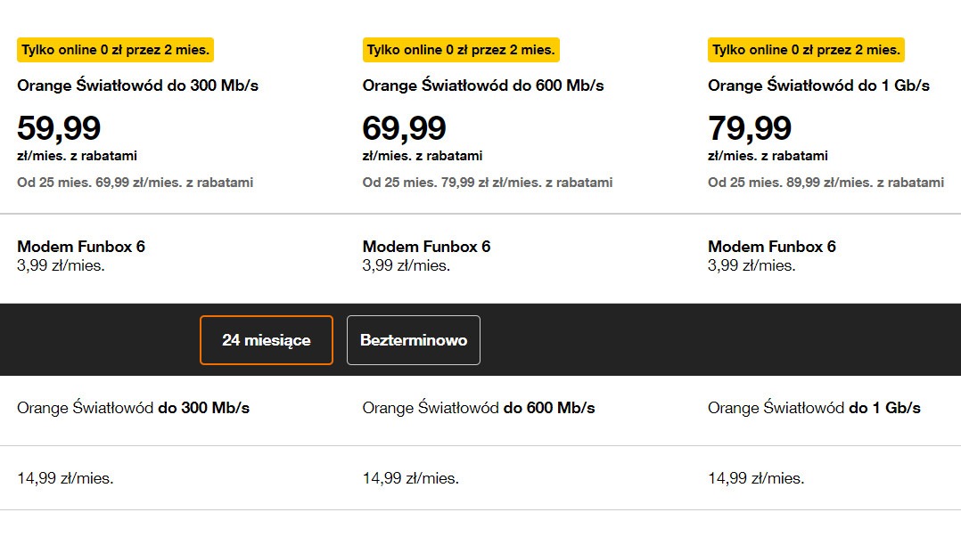 3 oferty Internetu mobilnego Orange w 2024 roku | Komórkomat.pl