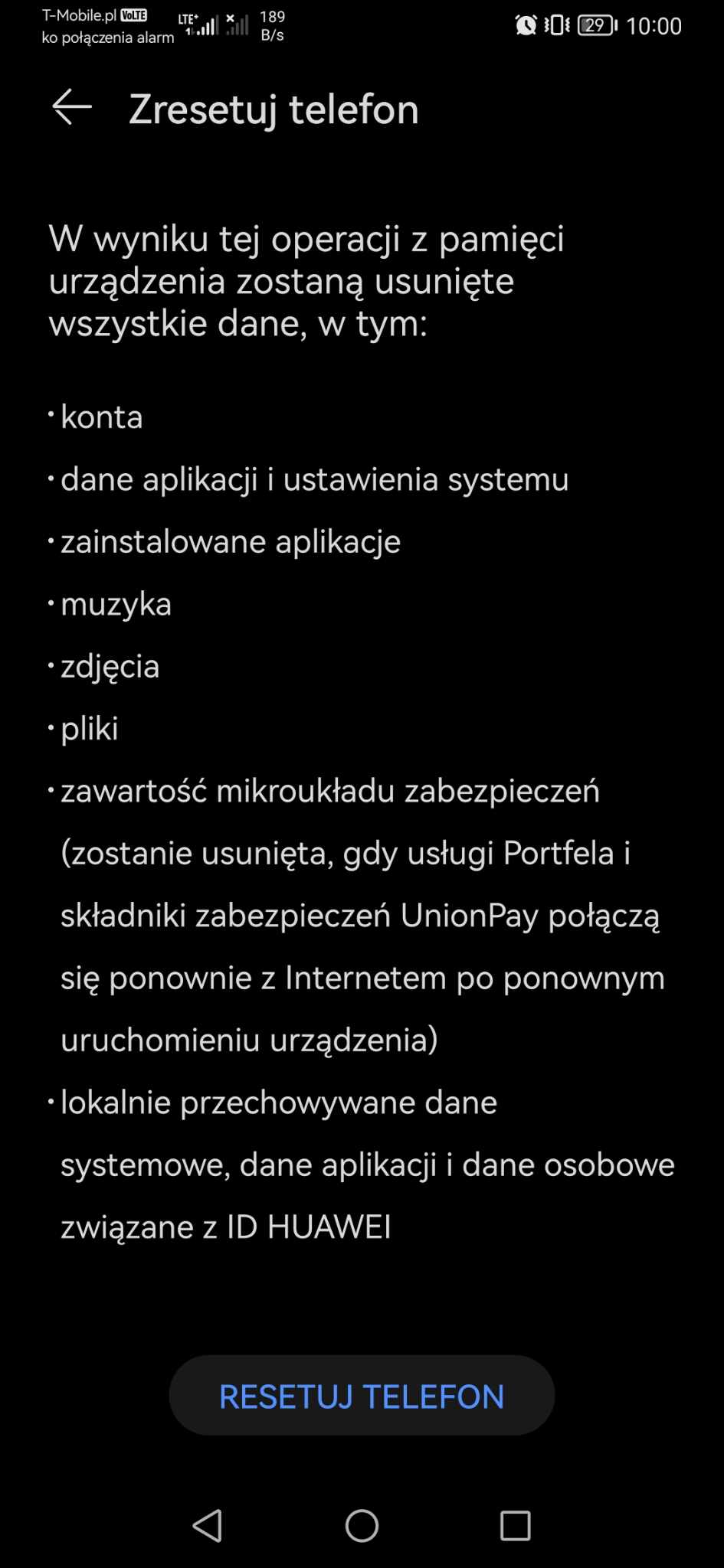 Jak zresetować telefon Huawei? +3 sposoby | Komórkomat.pl